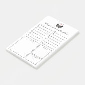 Cute Typewriter Daily To Do Organizer Post-it Notes | Zazzle