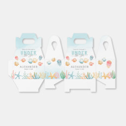 Cute Under the Sea Kids Birthday Favor Box | Zazzle