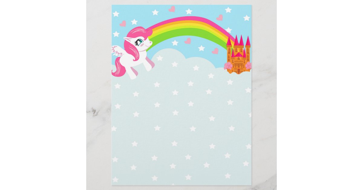 cute unicorn Flyer | Zazzle