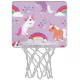 Cute Unicorn Rainbow Purple Mini Basketball Hoop | Zazzle