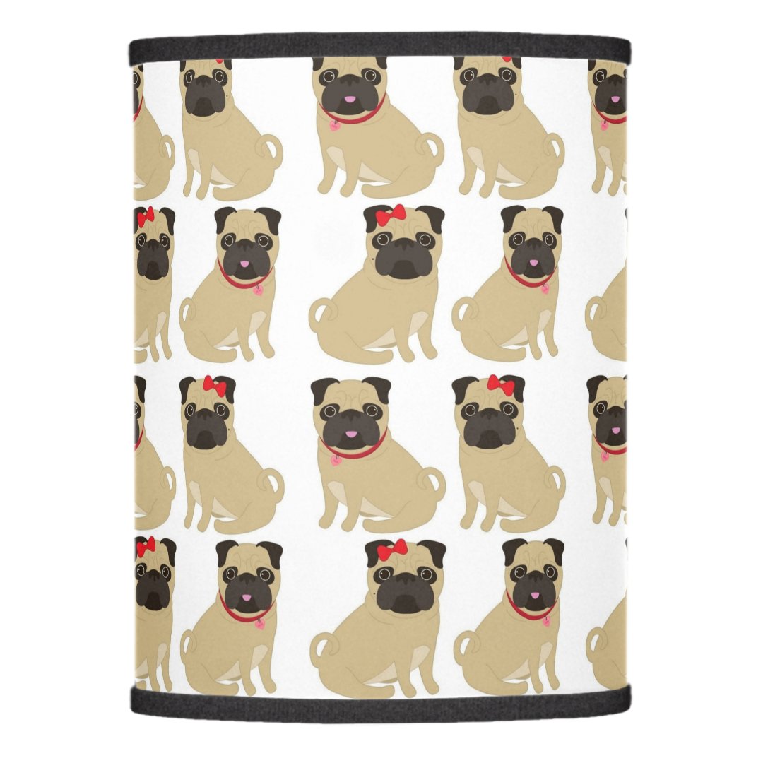Cute Valentine Pugs.jpg Lamp Shade | Zazzle