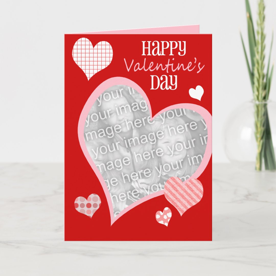 Cute Valentine's Day Card, Photo Card | Zazzle