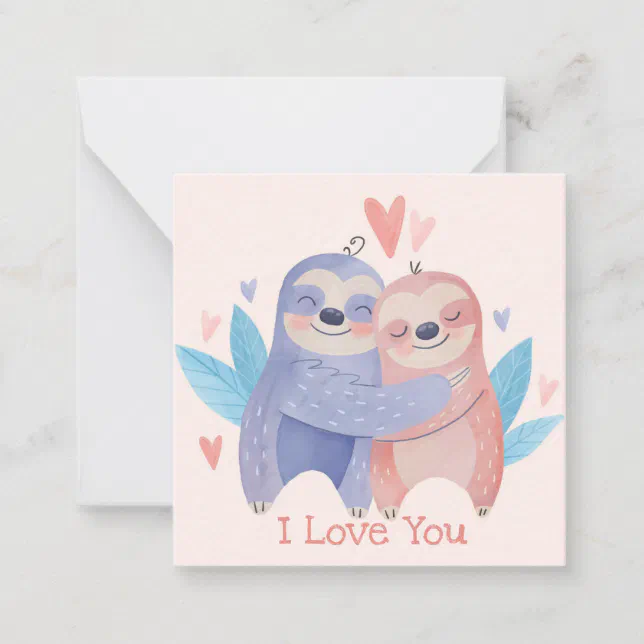 Cute Valentine's Day Note Card | Zazzle