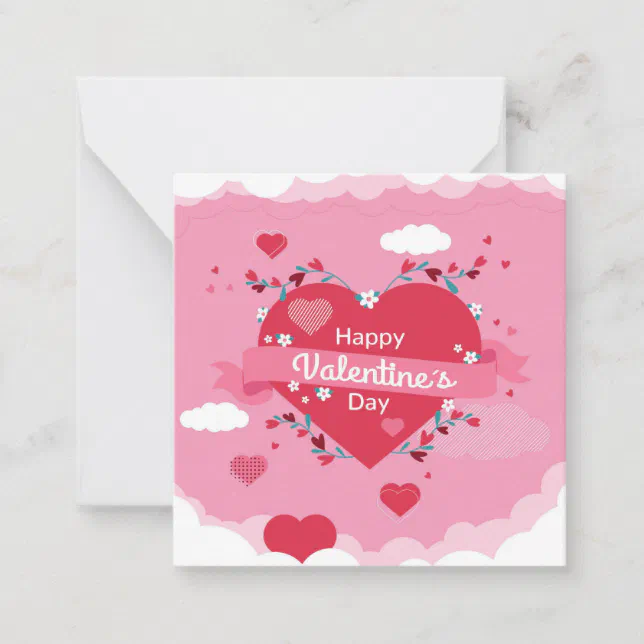 Cute Valentine's Day Note Card | Zazzle