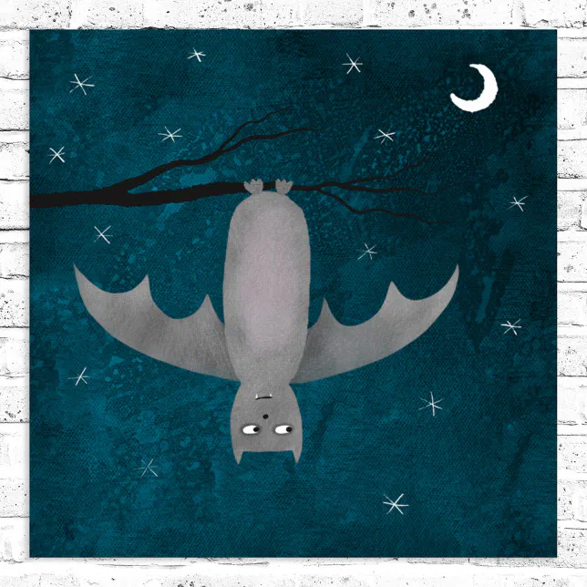 Cute Vampire Bat Poster | Zazzle