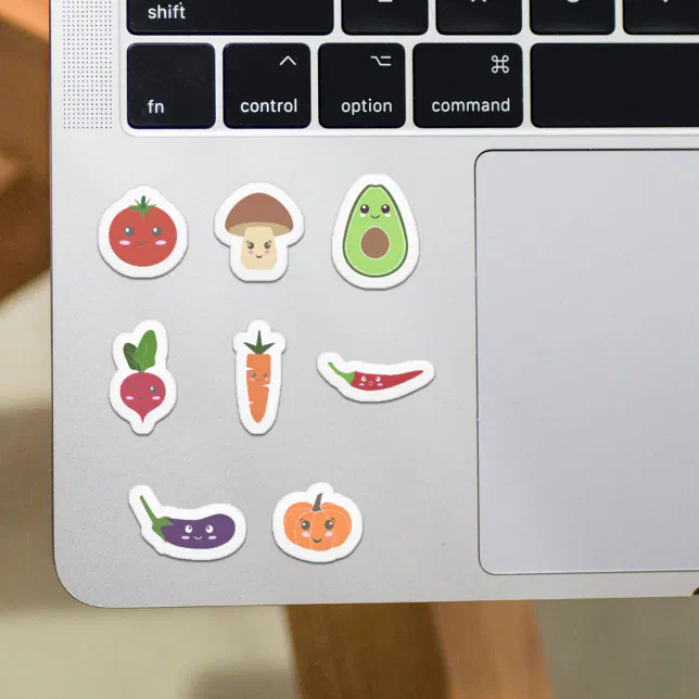 Cute Vegetables Stickers Set | Zazzle