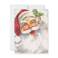 Cute Vintage Jolly Old Saint Nick Santa Claus Postcard | Zazzle