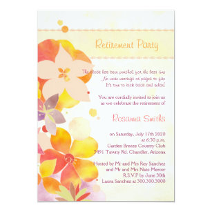 Retirement Luncheon Invitations | Zazzle