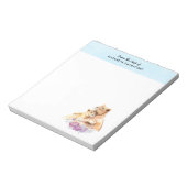 Cute Watercolor Mother Lion & Cub Notepad | Zazzle