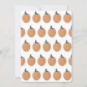 Cute Watercolor Peach Sweet Birthday Invitation | Zazzle