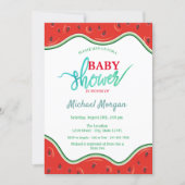 Cute Watermelon Baby Shower Invitation | Zazzle