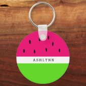 Cute Watermelon Keychain | Zazzle