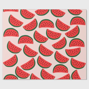 Cute Watermelon Wrapping Paper | Zazzle