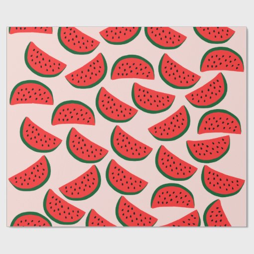 Cute Watermelon Wrapping Paper | Zazzle
