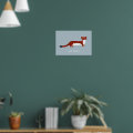 Cute Weasel Poster | Zazzle