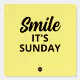 Cute Welcome Sign | Smile It's Sunday | Zazzle