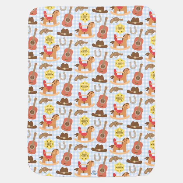 Cute Western Cowboy Pattern For Baby Boys Baby Blanket | Zazzle