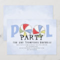 Cute Whimsical Fun Pool Party Summer QR Code Invitation | Zazzle