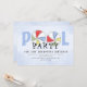Cute Whimsical Fun Pool Party Summer QR Code Invitation | Zazzle