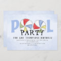 Cute Whimsical Fun Pool Party Summer QR Code Invitation | Zazzle