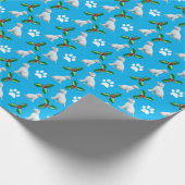 Cute White Boxer Dog Christmas Wrapping Paper | Zazzle