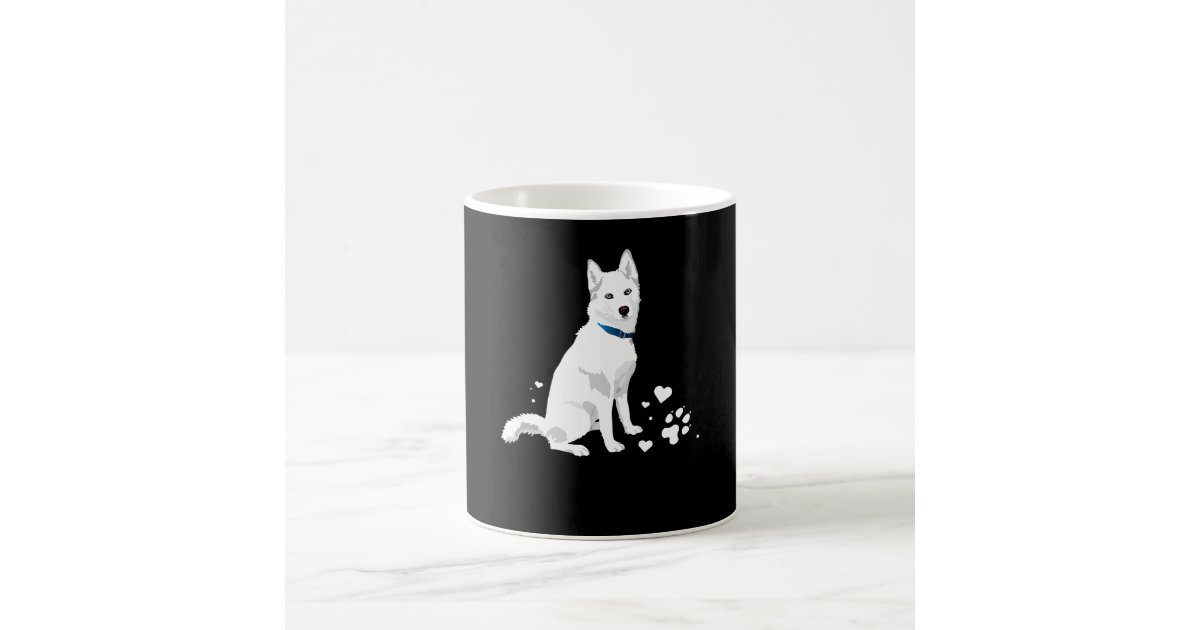 Cute White Siberian Husky - Sweet White Snow Dog Coffee Mug | Zazzle