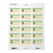 Cute Winter Scene Address Labels | Zazzle