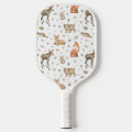 Cute Woodland Animal Pattern Pickleball Paddle | Zazzle