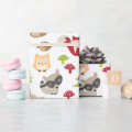 Cute Woodland Animals and Forest Pattern Wrapping Paper | Zazzle