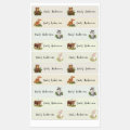 Cute Woodland Forest Animals School Daycare Labels | Zazzle