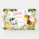 Cute Woodland Forest Animals Watercolor Birthday Banner | Zazzle