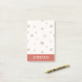 Cute Woodland Hedgehog & Mushroom Pattern Post-it Notes | Zazzle