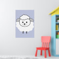 Cute Wooly Lamb Face Poster | Zazzle