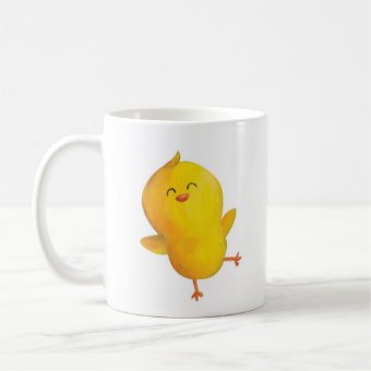 Cute Yellow Chicken Coffee Mug | Zazzle