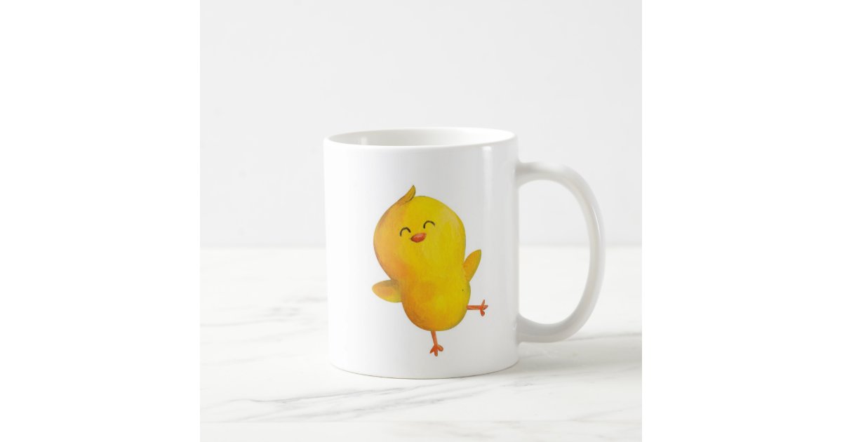 Cute Yellow Chicken Coffee Mug | Zazzle