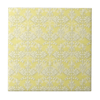 Pale Yellow Ceramic Tiles | Zazzle