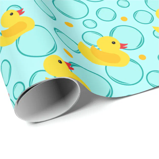 Rubber Ducky Wrapping Paper Christmas Wrapping Paper, Ducks In The