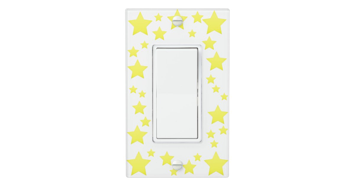 Cute Yellow Stars Light Cover | Zazzle