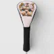Cute Yorkie With a Pink Bow Golf Head Cover | Zazzle