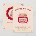 Cute You're My Jam Classroom Valentine's Day Photo Note Card | Zazzle
