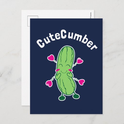 CuteCumber Postcard | Zazzle