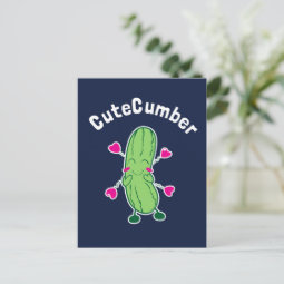 CuteCumber Postcard | Zazzle