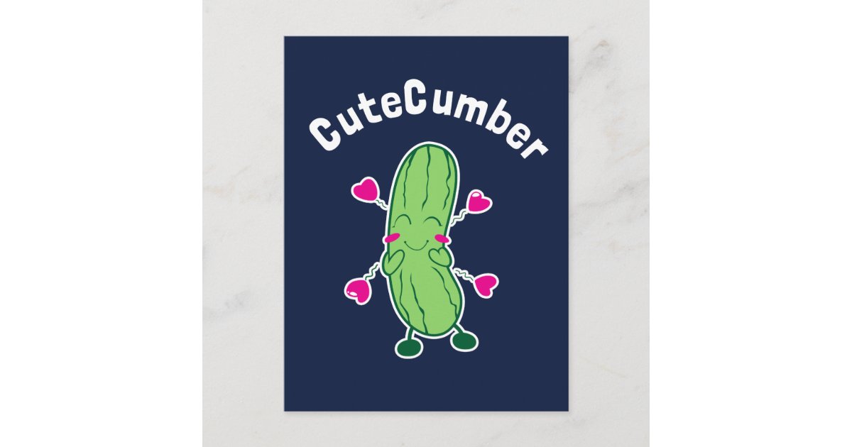 CuteCumber Postcard | Zazzle