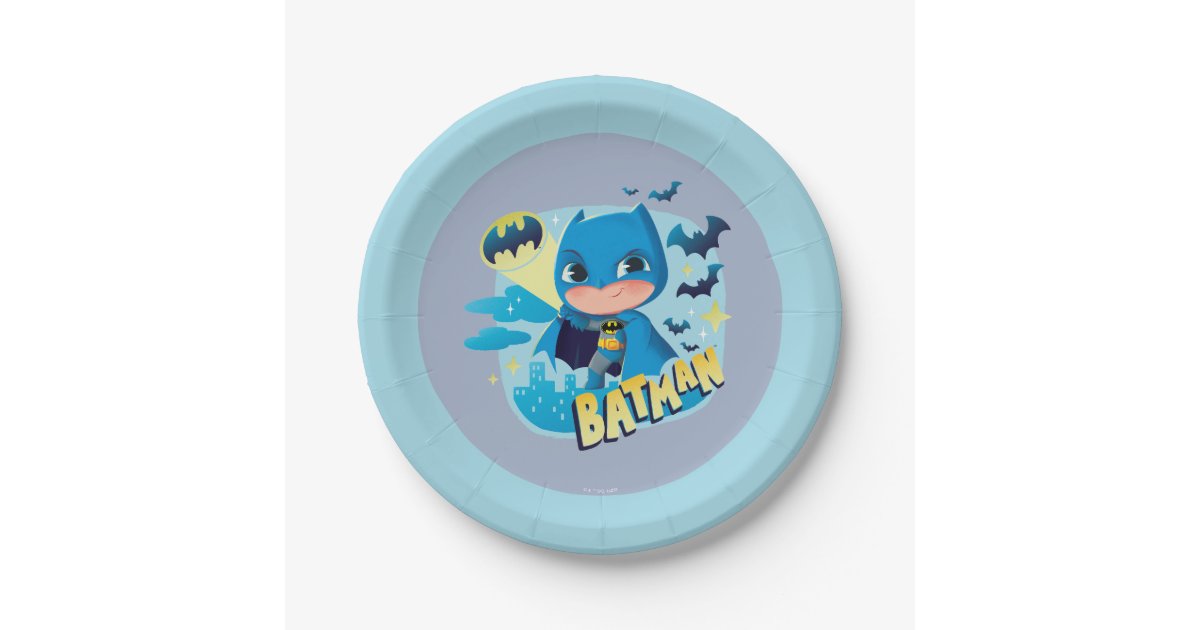 Cuter Than Cute Batman Paper Plates | Zazzle