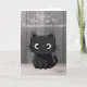 Cutest Black Cat Graduating Card | Zazzle