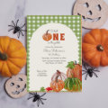 Cutest Pumpkin in the Patch 1st Birthday Invitation | Zazzle