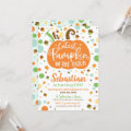 Cutest Pumpkin in the Patch Birthday Invitation | Zazzle