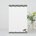 Cutie Bat Stationery with lace | Zazzle
