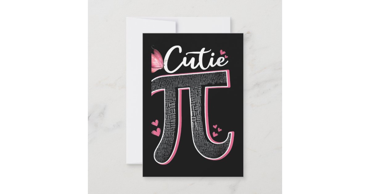 Cutie Pi Pi Day Card | Zazzle