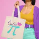 Cutie Pi Symbol Math Pun Tote Bag | Zazzle